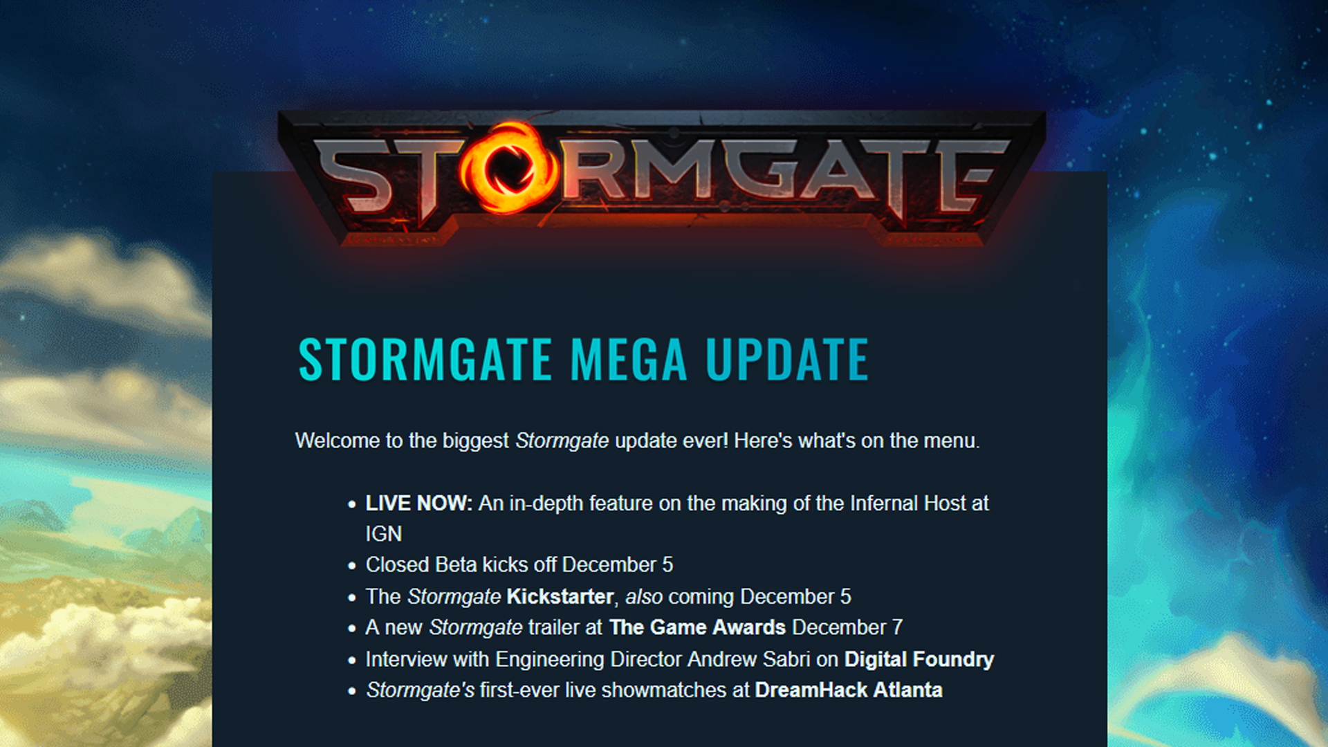 Stormgate Human Units | Stormgate Nexus